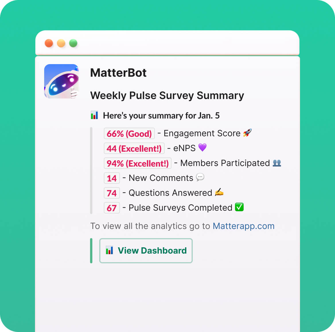 Pulse and eNPS Employee Surveys that Work | Matter App